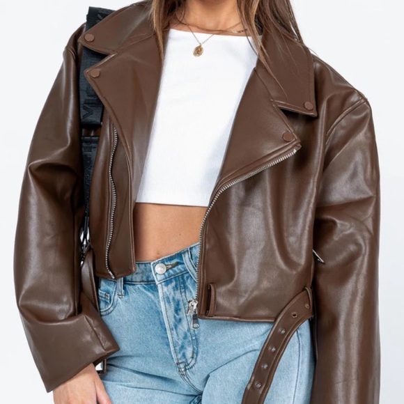 Lioness | Jackets & Coats | Princess Polly Lioness Chocolate Brown Faux ...